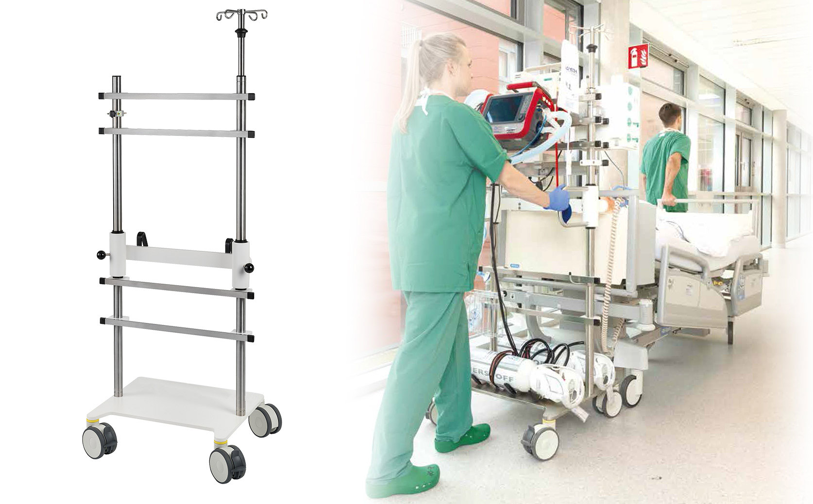 Mobilidock- Optionomy- Chariot de transfert - Arrimage facile